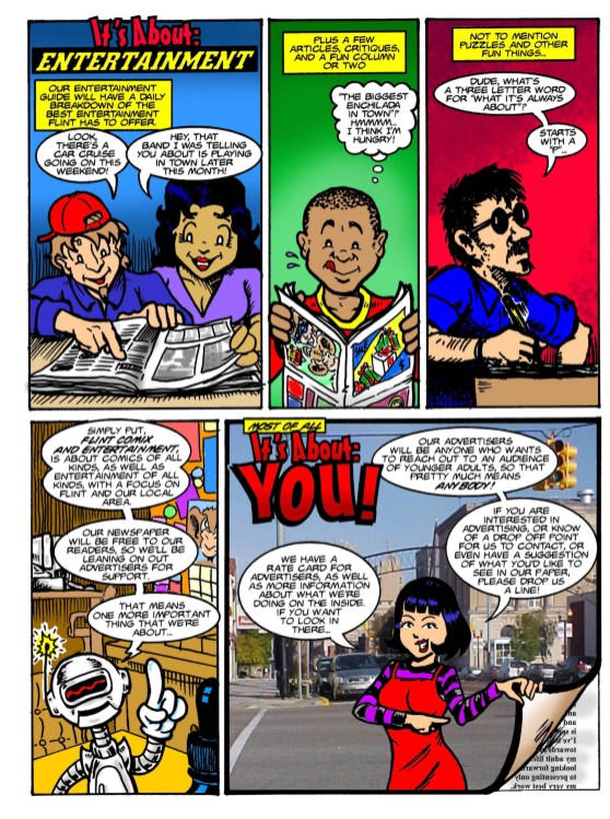 FLINT COMIX: "A Whole Different Animal": The Quest To Issue #0.