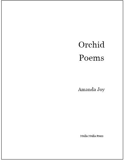 hi spirits: Orchid Poems by Amanda Joy