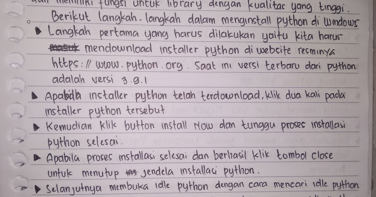 TUGAS INDIVIDU II PEMROGRAMAN PYTHON