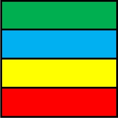 HOW TO DIVIDE A SQUARE INTO FOUR (4) EQUAL PARTS ~ Mathematics Realm