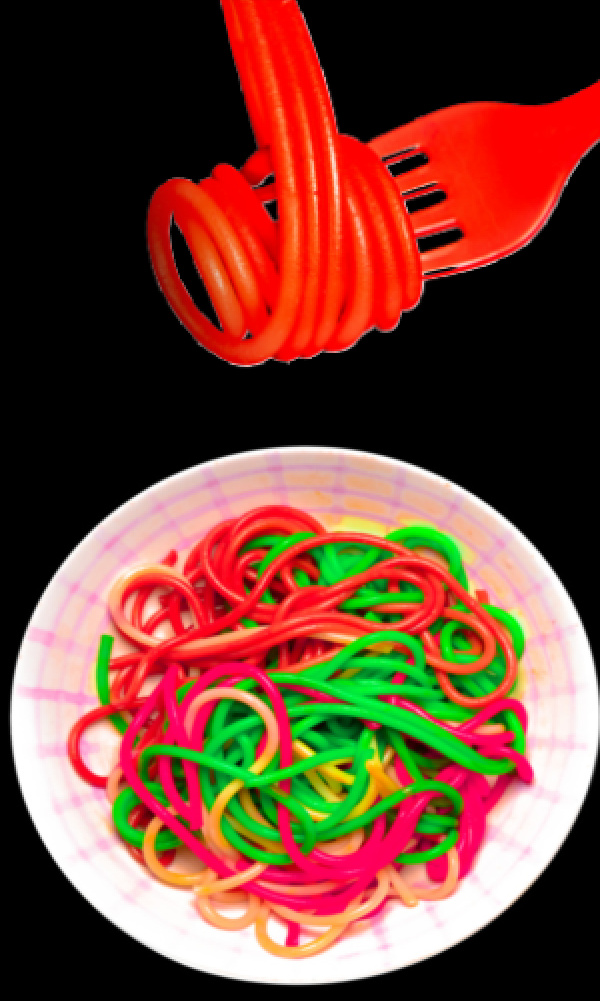 Glowing Spaghetti