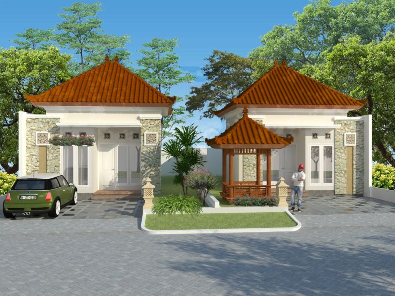 DataRumah: Beranda Bali Payon Amartha, Rumah Bali Modern di Semarang MD776