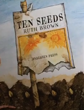 Momo celebrating time to read: Ten Seeds by Ruth Brown