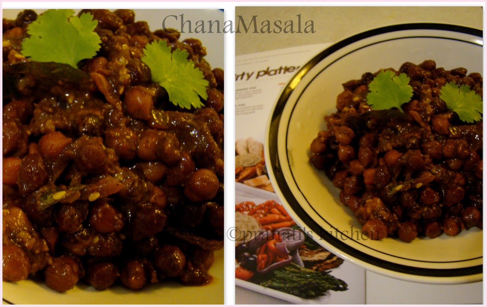 Delicious Recipes 4m Pranati's Kitchen: Black Channa masala