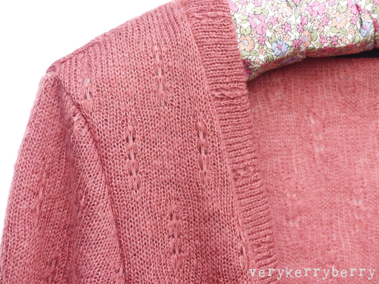 verykerryberry: Seamwork Wembley Cardigan in Blush Shrug Knit