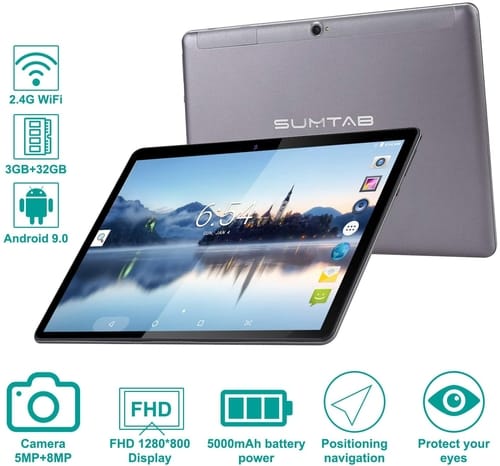 Review SUMTAB K101 plus Full HD 10 Inch Android Tablet