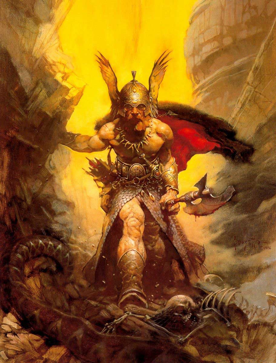 The Geeky Nerfherder: The Art Of Pop Culture: Frank Frazetta