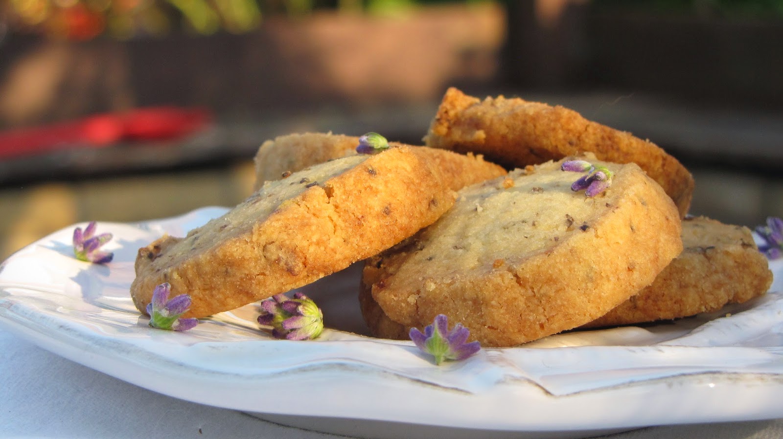 The Red Book Cook: Summery Lavender Biscuits