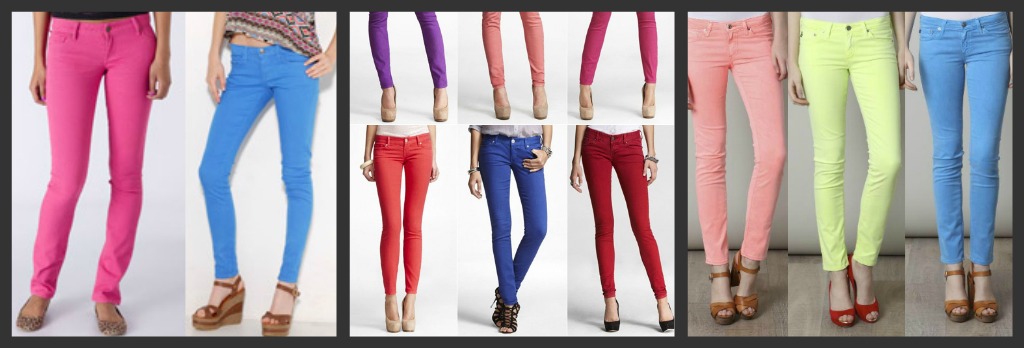 Vintage Danielle: How to rock bright colored denim