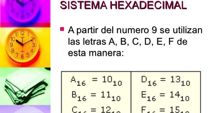 instalación de redes: sistema hexadecimal