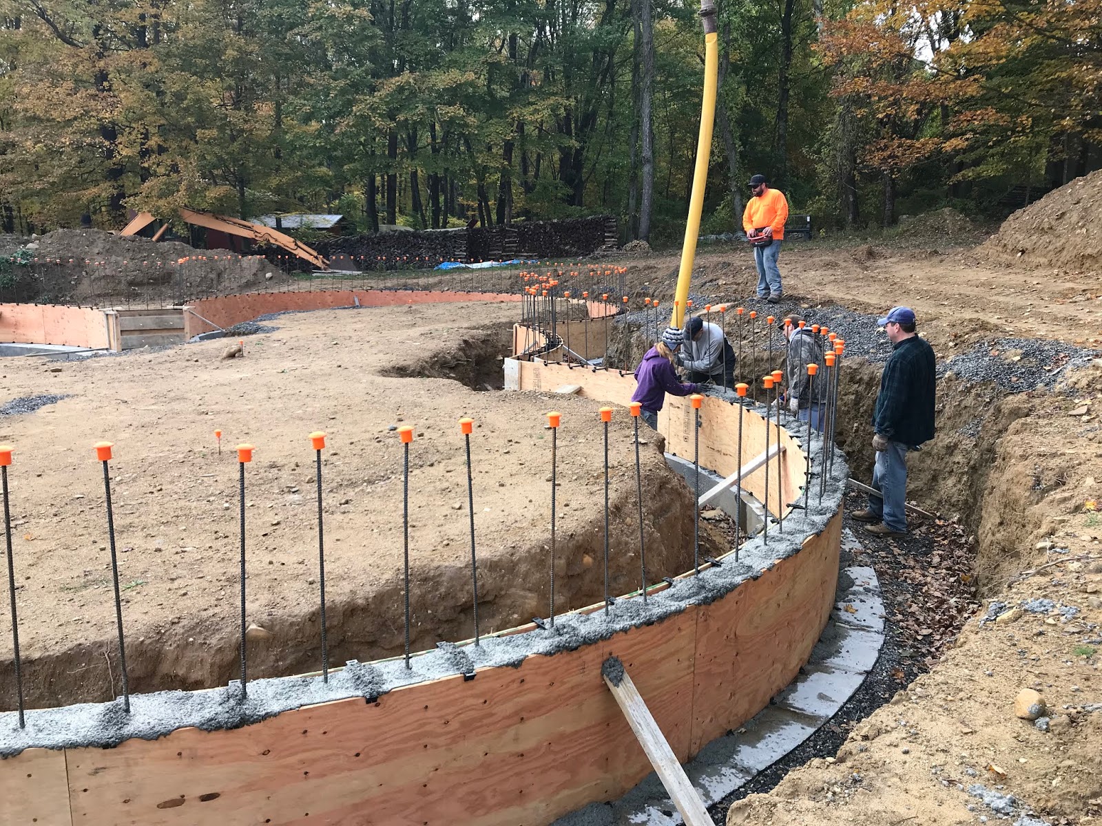 Concrete Foundation Stem Wall Complete