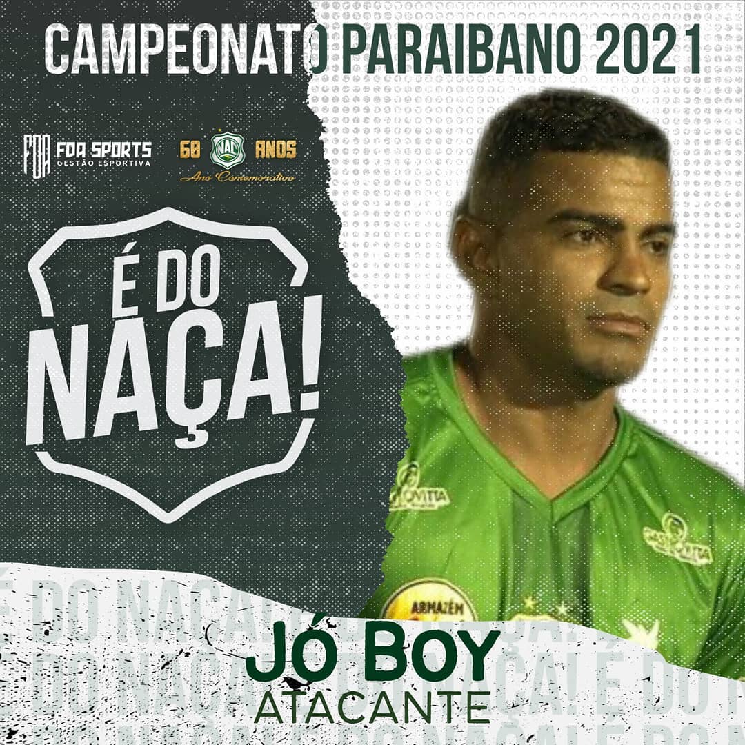 Atacante Jó Boy é o quinto reforço anunciado pelo Nacional de Patos ...