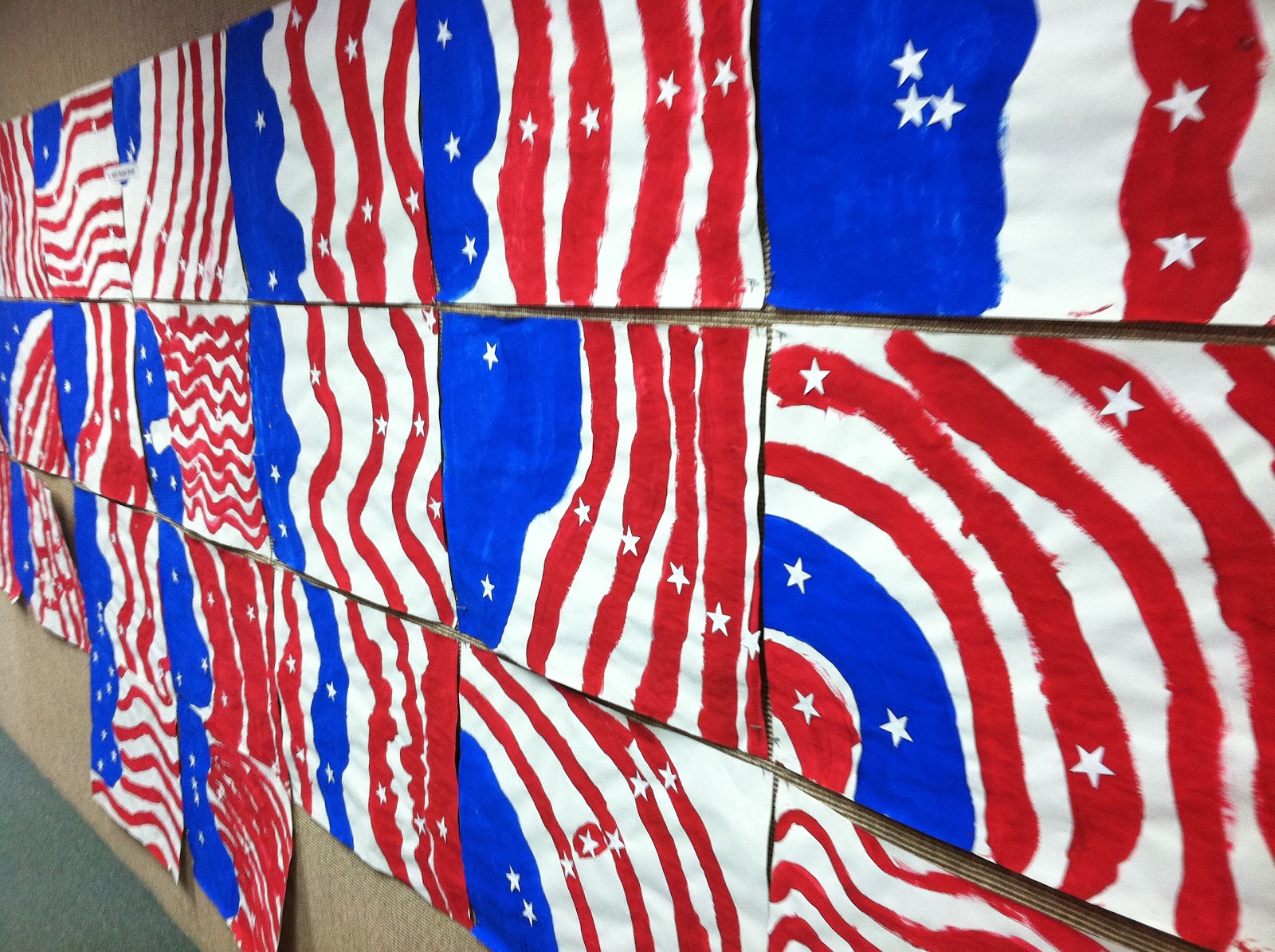 Art at East, Union and more...: 2nd Grade Stripes -- Update
