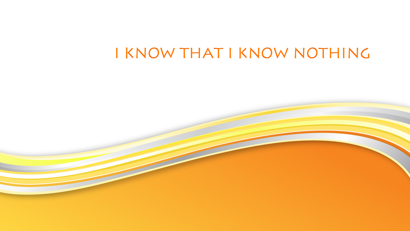 I know that I know nothing | Socrates: HD wallpapers for PC