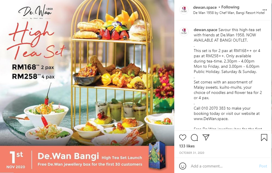 My Small World: Hi-tea di De.Wan 1958 by Chef Wan