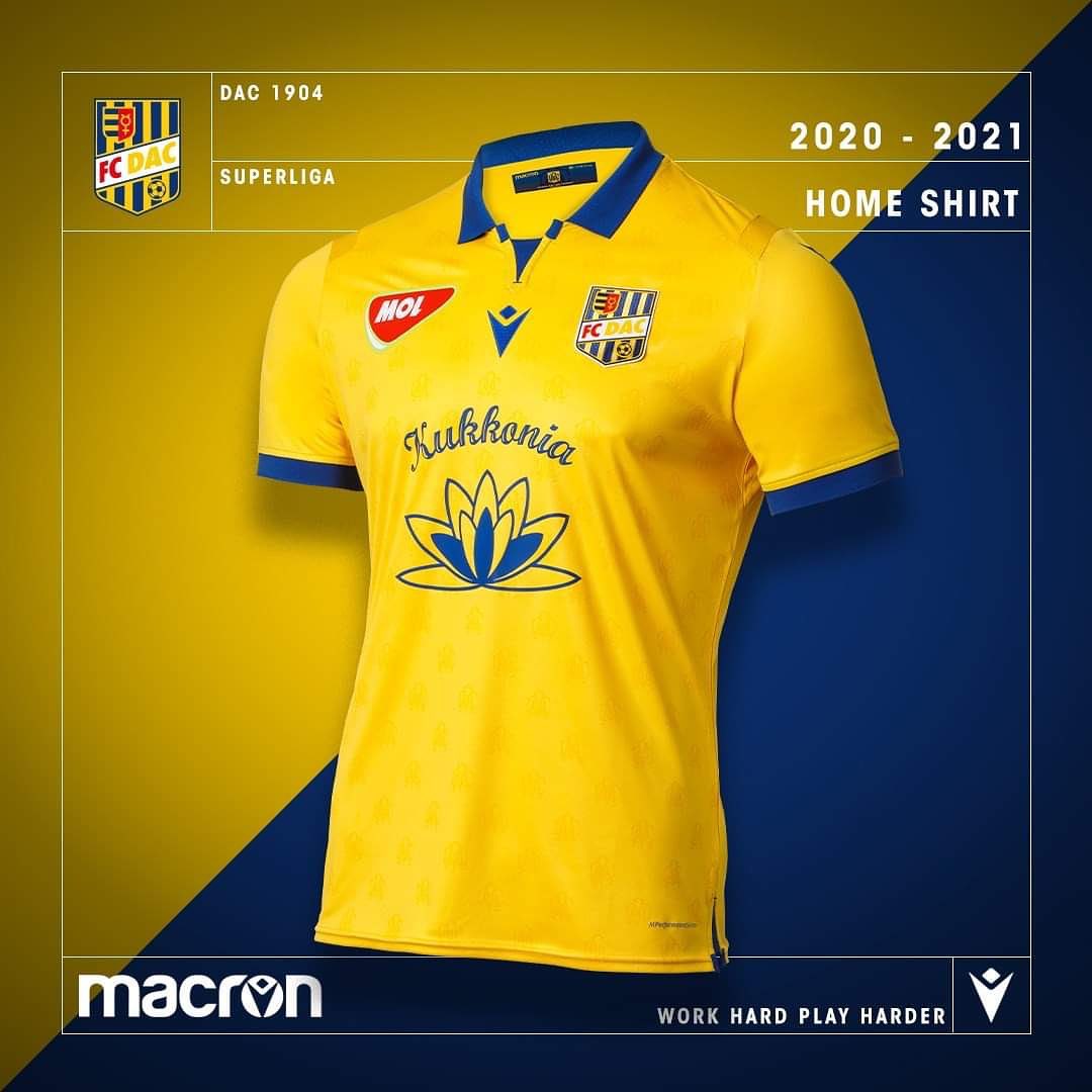 Macron lança as novas camisas do FC DAC 1904 - Show de Camisas