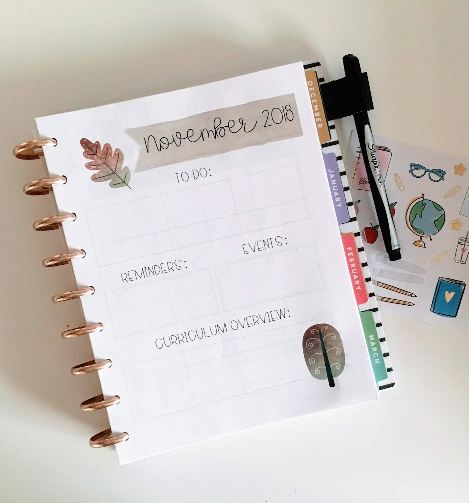 how to: print custom pages for your happy planner - a minimalist teacher
