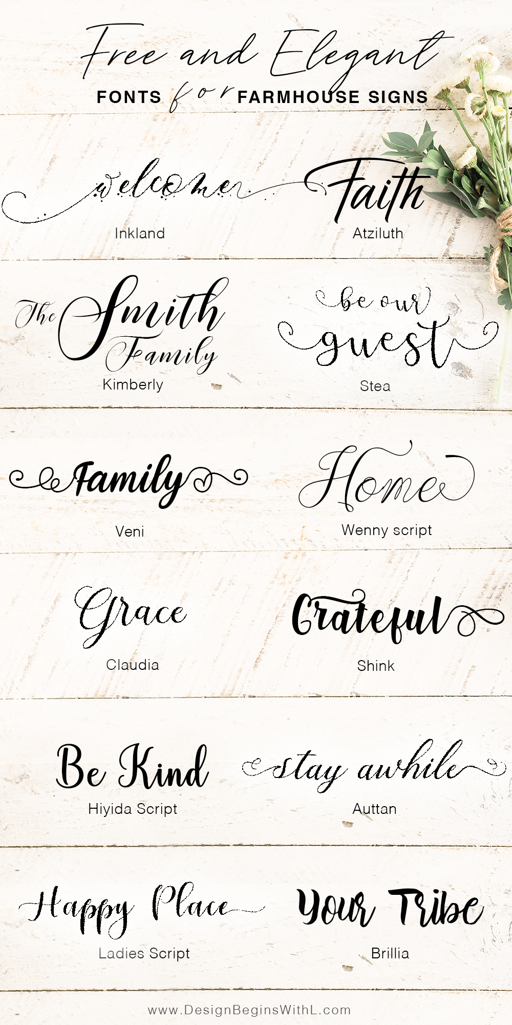 Free Script Fonts With Multiple Glyph Styles – Part 3