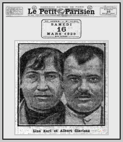 Unknown Gender History: Lisa Karl, French Serial Killer - 1929