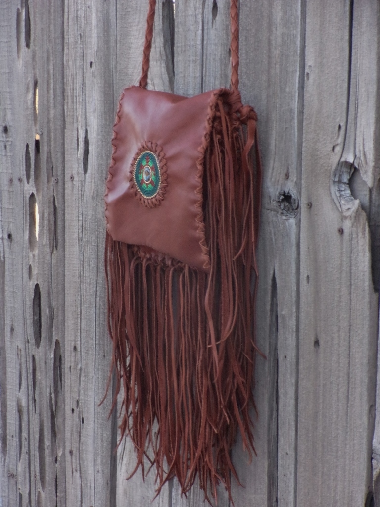 THUNDER ROSE LEATHER: Bohemian gypsy fringed leather handbag with ...