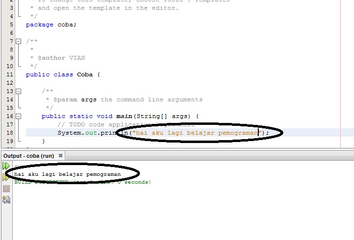 Tutorial Coding Sederhana Menggunakan Netbeans 8596