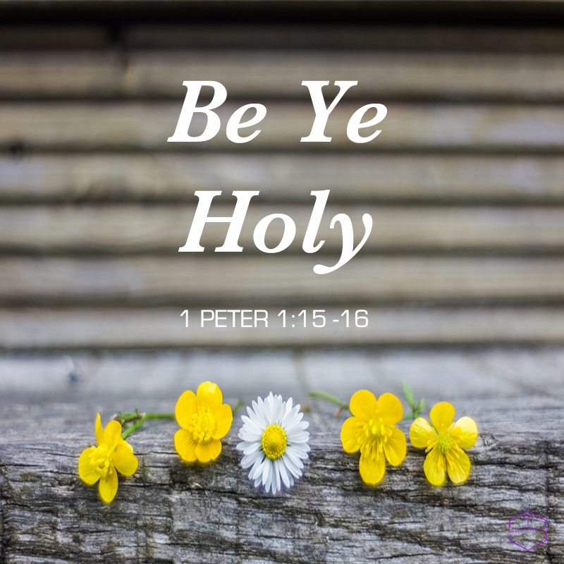 I-utibe: Be Ye Holy