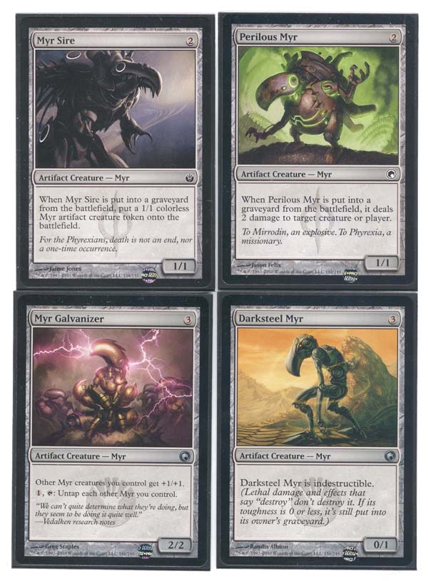 Magic the Gathering Adventures: Artifact Cube Videos Part 1: Myrs ...