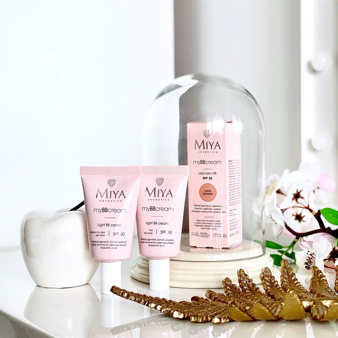 MIYA myBBcream - krem BB okiem podkłado-foba! Swatche odcieni i efekt ...