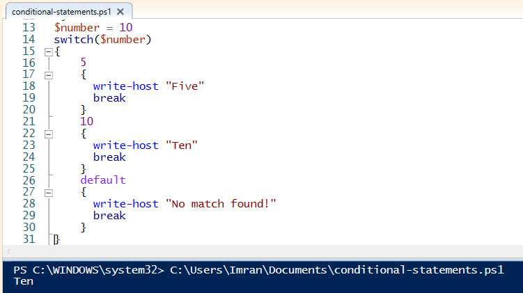 Fundamental of Powershell Scripting