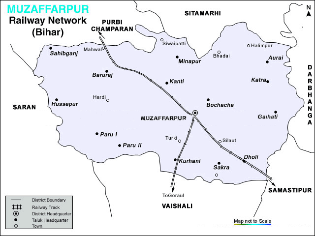 Rail-Map-india: muzaffarpur_railway_map