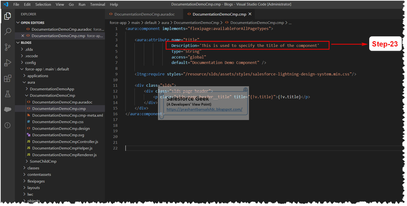 Salesforce Aura Framework: How To Work With Aura Documentation Framework