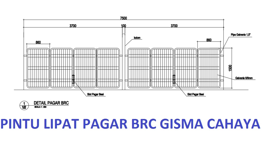 JASA-PABRIKASI PINTU LIPAT PAGAR BRC - Pabrik Pagar BRC Profesional ...
