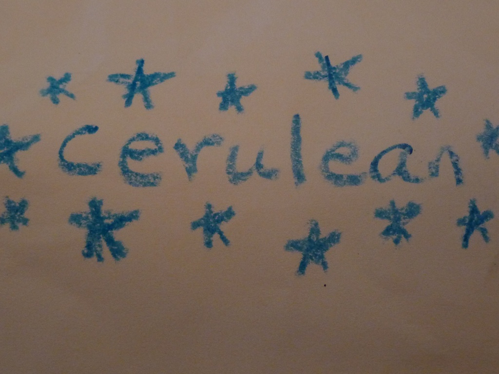 What a Day to be Alive: Crayola Colors- Cerulean