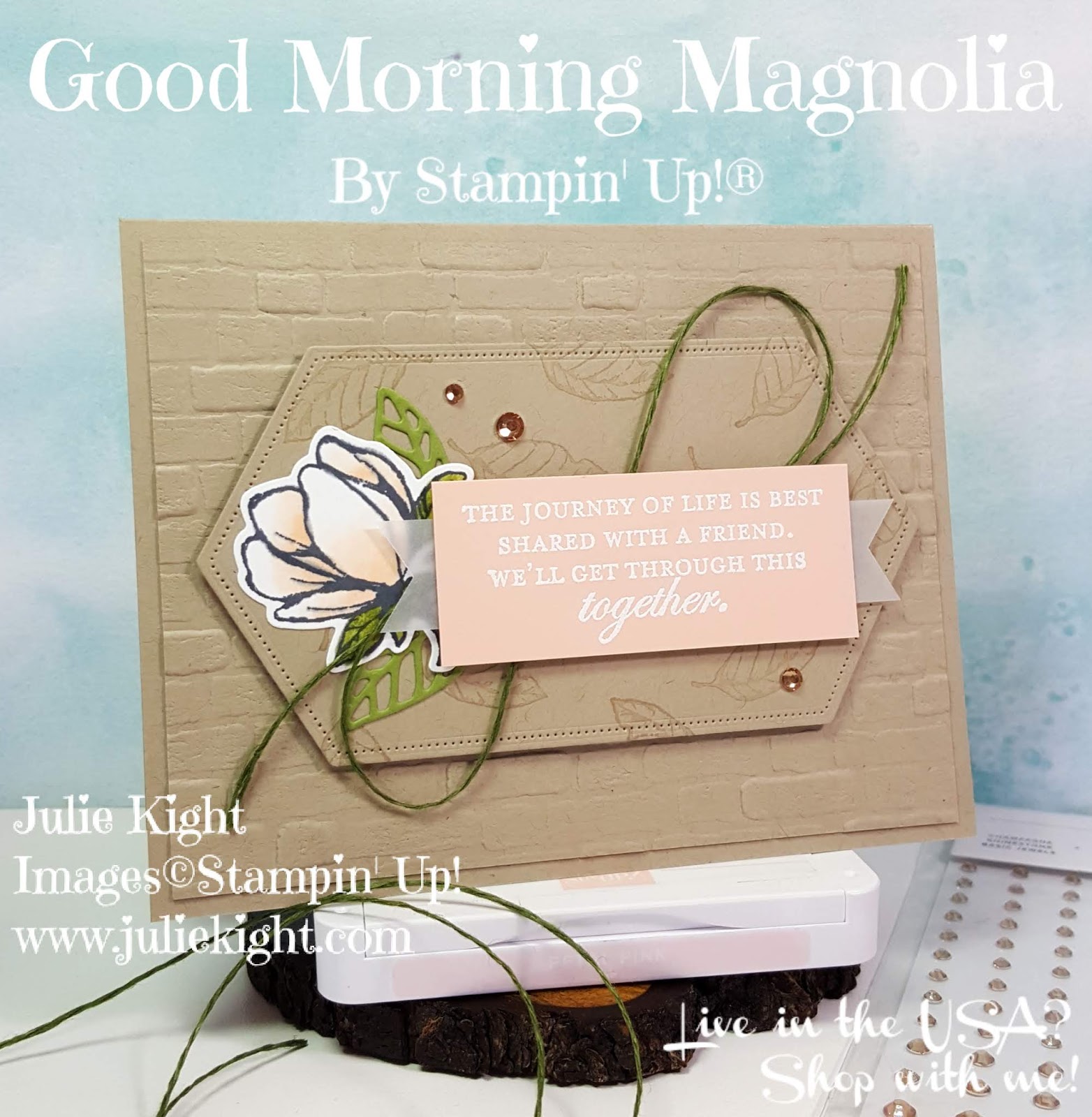 Good Morning Magnolia Friend Together Card - CASE the Catalog Friday ...