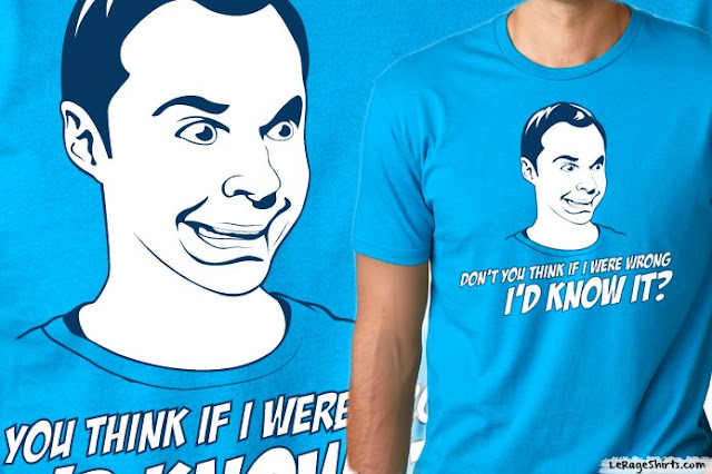 Le Rage News: Le Rage Shirts Launches Sheldon Cooper Big Bang Theory T ...