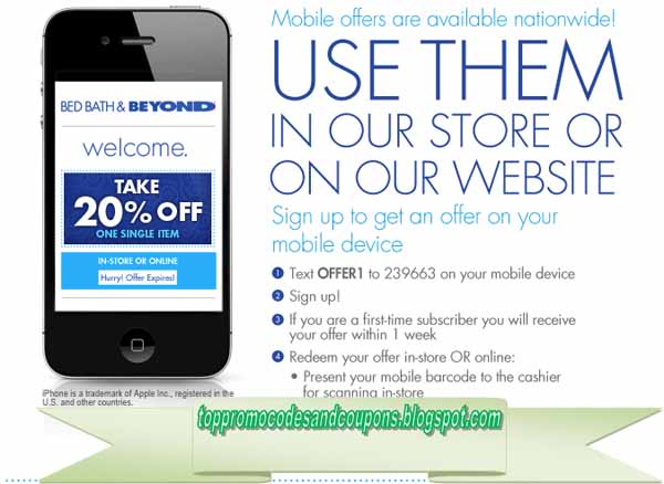 Free Promo Codes and Coupons 2023: Bed Bath and Beyond Coupons