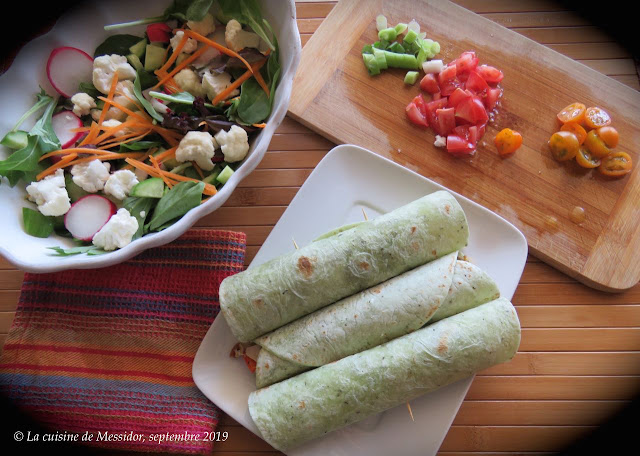 La cuisine de Messidor: Burritos express au poulet