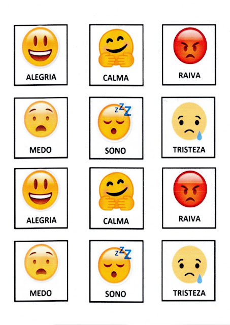 Jogo Da Memória Das Emoções