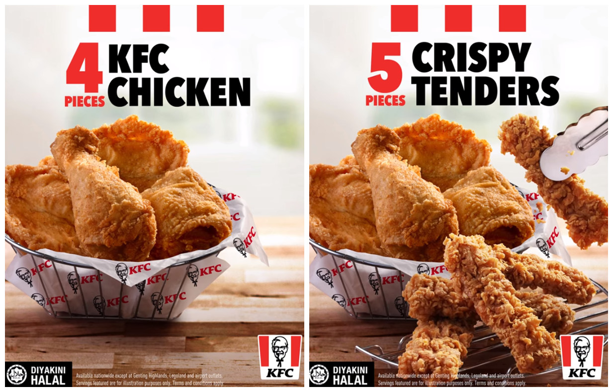 KFC重新推出炸鸡促销，9块炸鸡和炸鸡条只需RM19.90