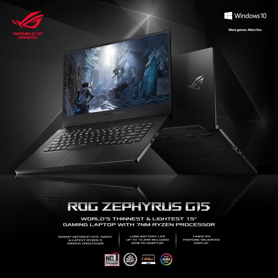 Mengenal tentang laptop ROG (Republic Of Gamers) besutan Asus ...
