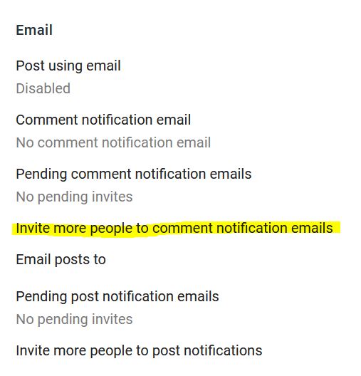 2020 Comment Notification for Blogger | Life and Linda