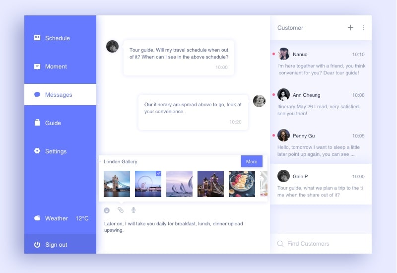 New Desktop Chat Design Inspiration for You - LinkMagz