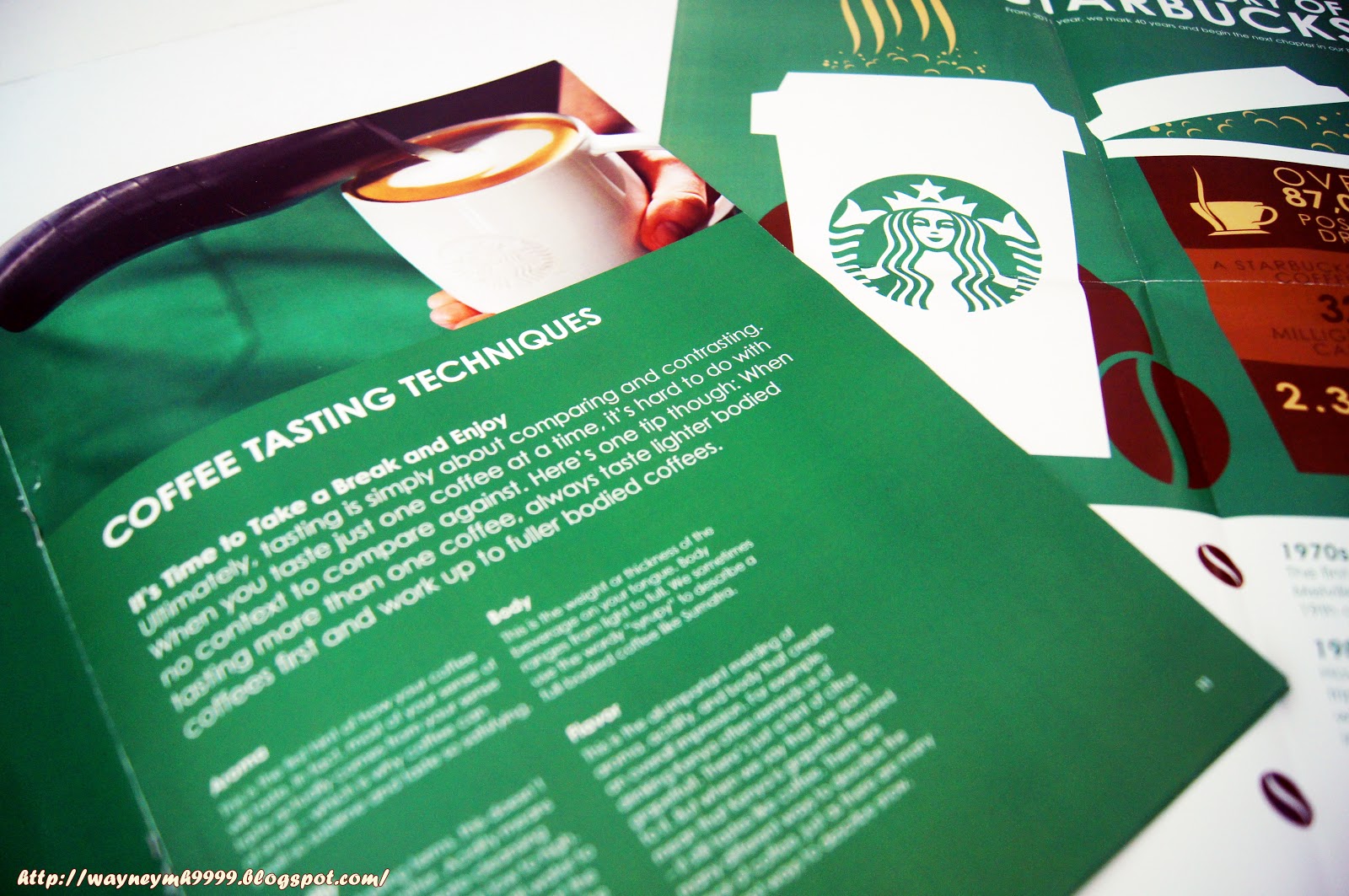 Wayne's Journal: Starbucks Brochure