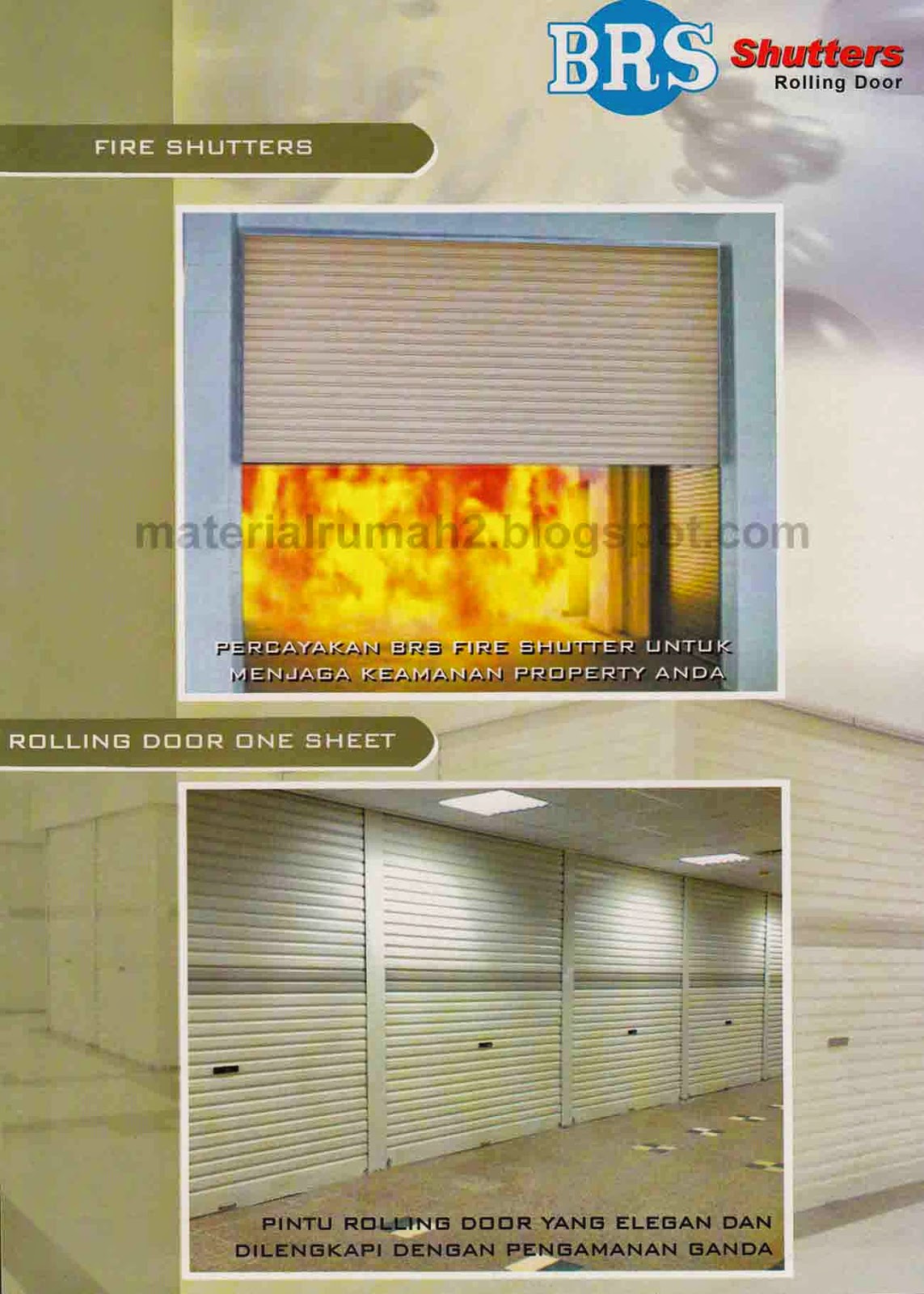Rolling Door : BRS SHUTTERS - Rumah Material