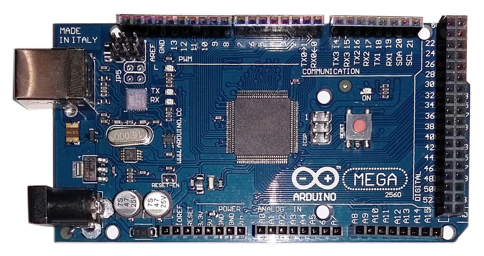 Trd ดิจิม่อน Arduino Mega2560 R3 Pinouts