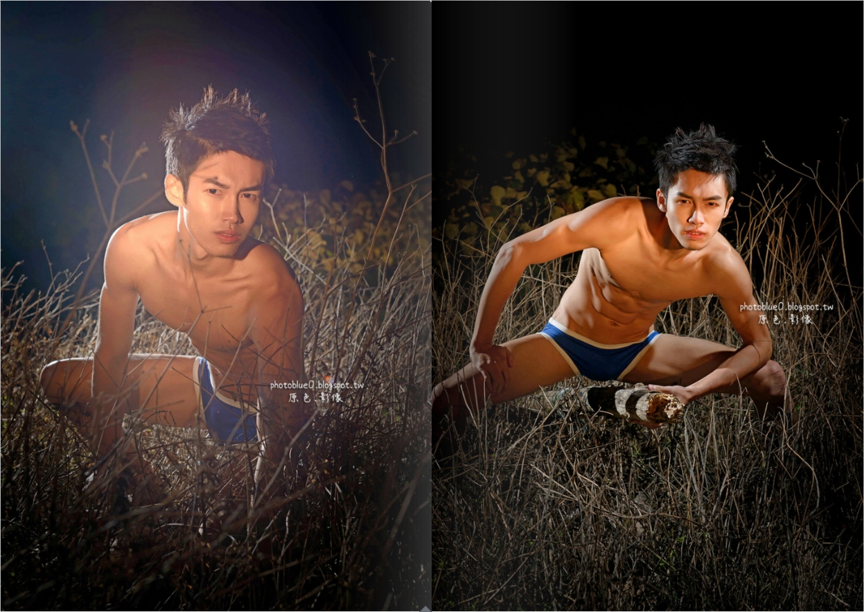 HOT MALE MODELS: Blue Man 20 - EX