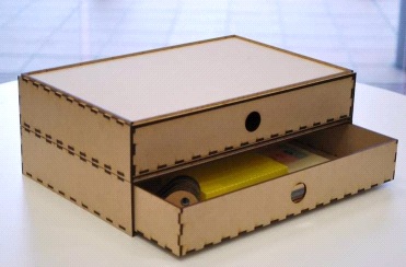 Several rectangular, oval, MDF boxes including a laser cutting - vector ...