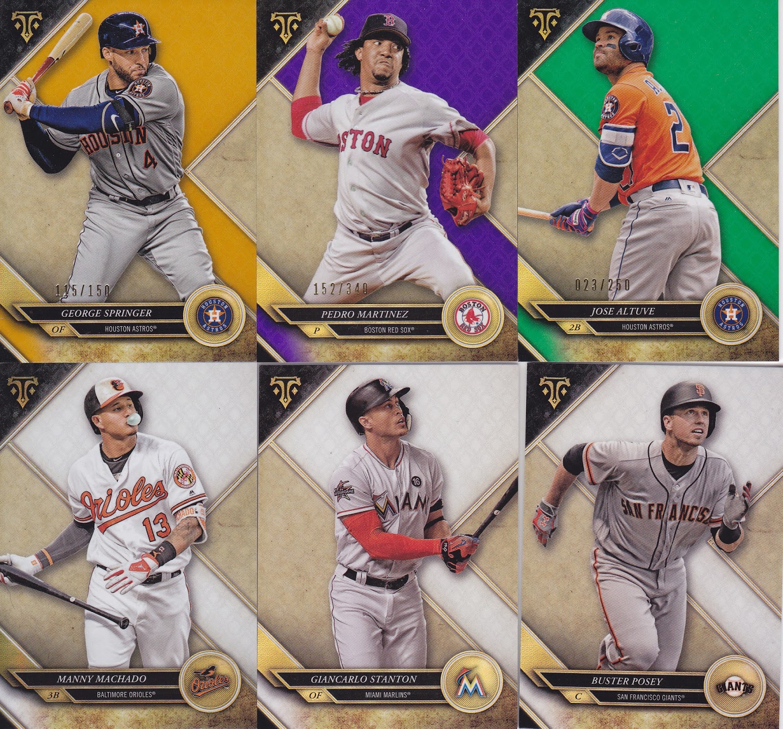 2017 Topps Triple Threads Review - An exciting albeit expensive ride ...
