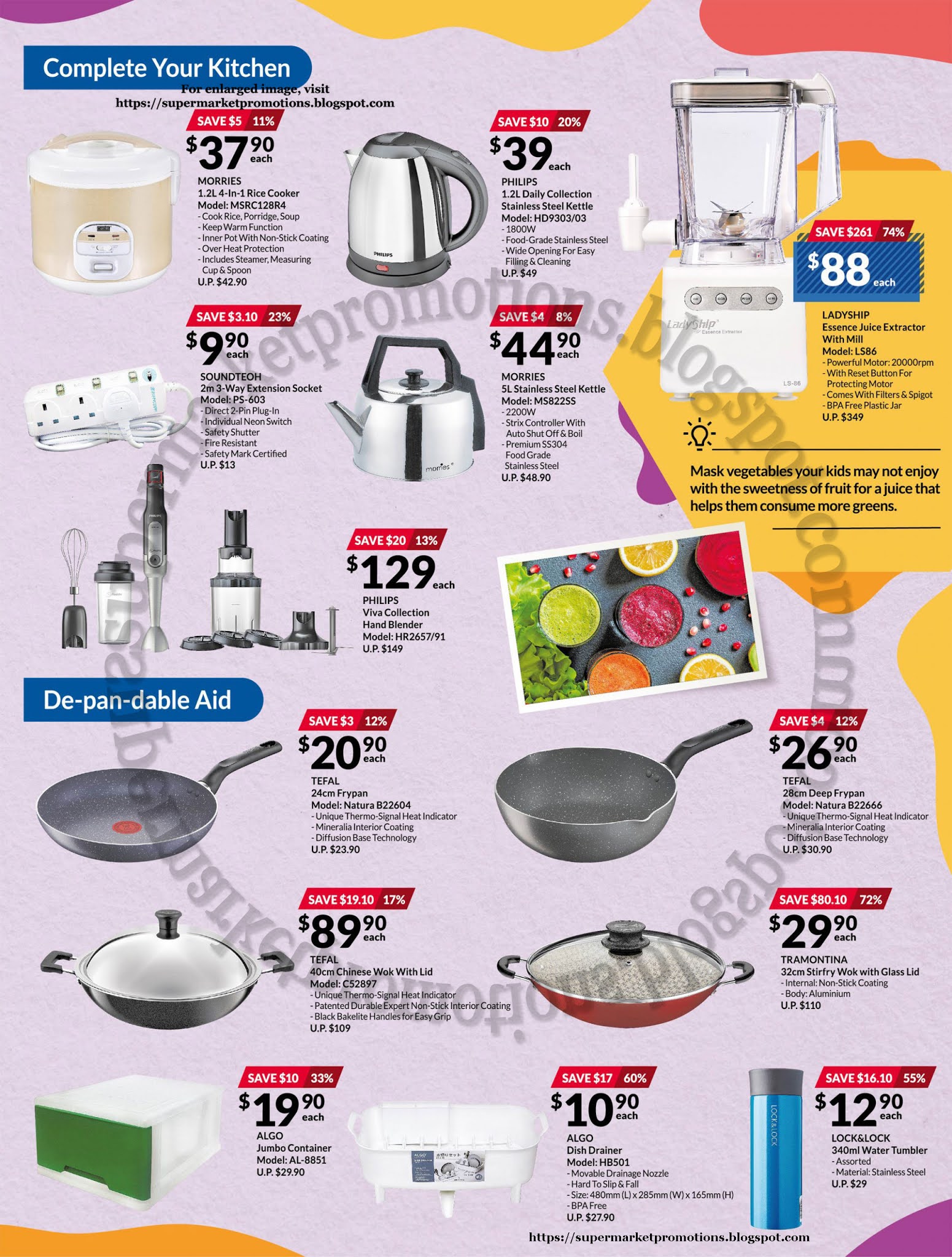 NTUC FairPrice Xtra Kitchen Appliances Promotion 25 March - 07 April ...