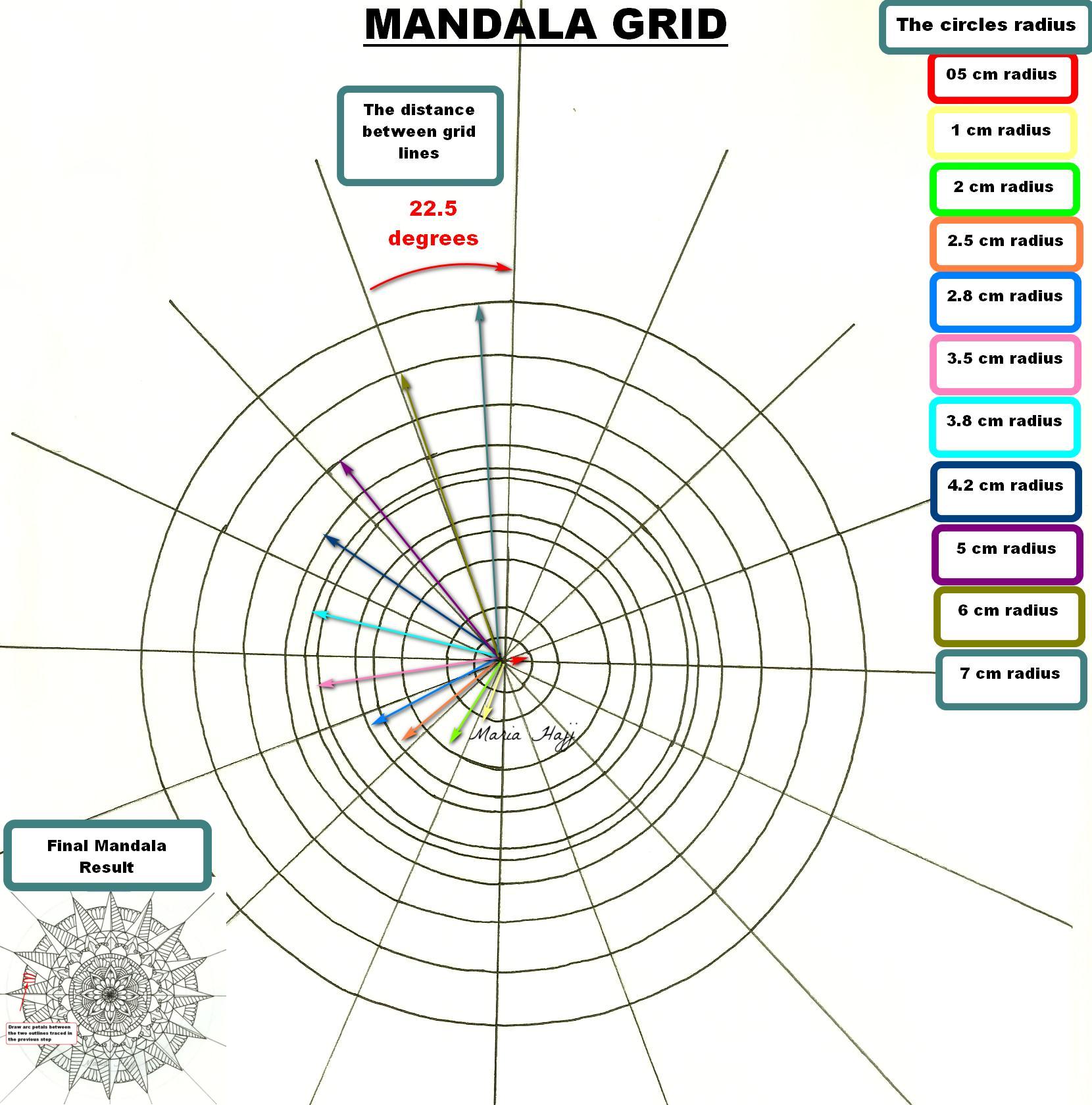 How to Draw a Mandala Grid | A Step by Step Tutorial
